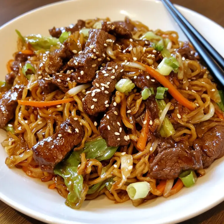 Basic Beef Yakisoba: A Simple Japanese Stir-Fry Delight