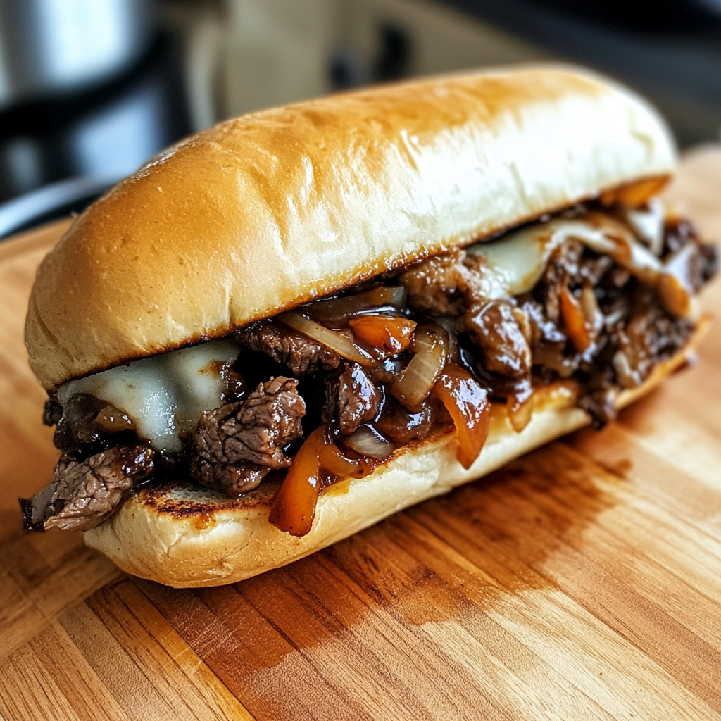 BBQ Philly Cheesesteak Melt: A Smoky, Cheesy Twist on a Classic