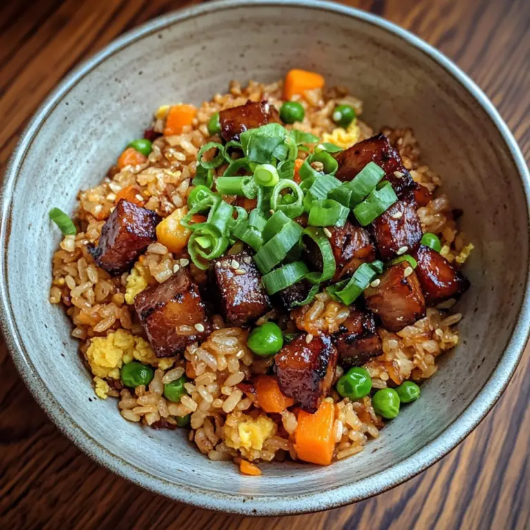 Classic BBQ Pork Fried Rice: A Smoky, Savory Favorite