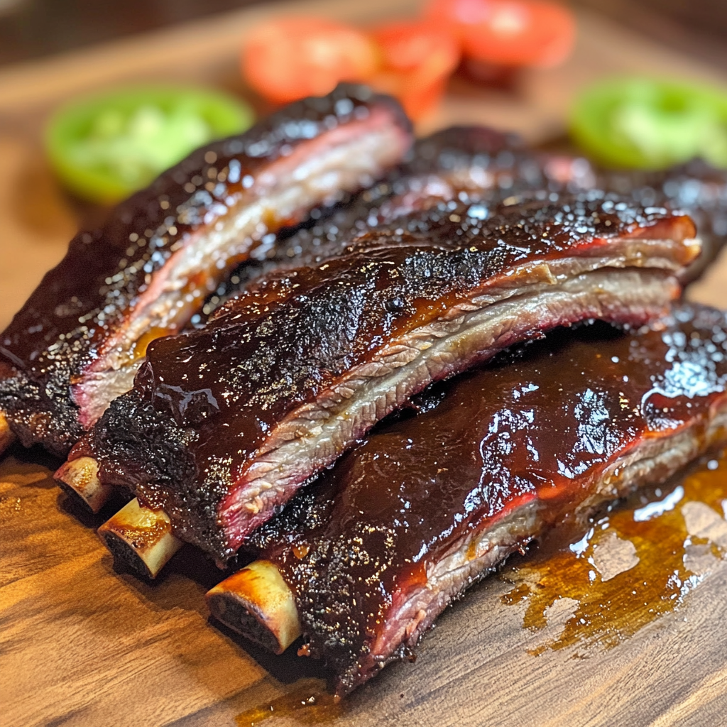 Sticky Honey BBQ Beef Ribs