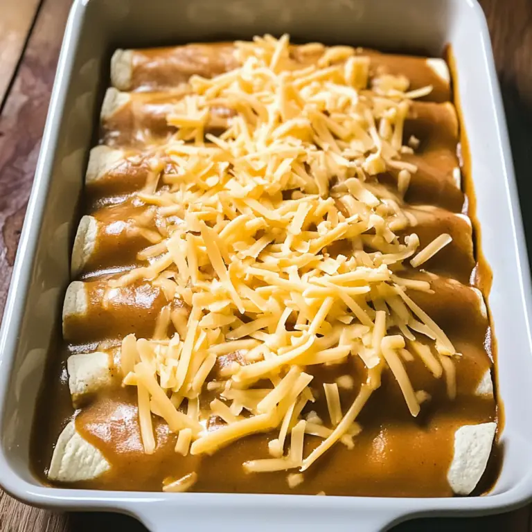 BBQ Brisket Enchiladas: Smoky, Cheesy, and Irresistible