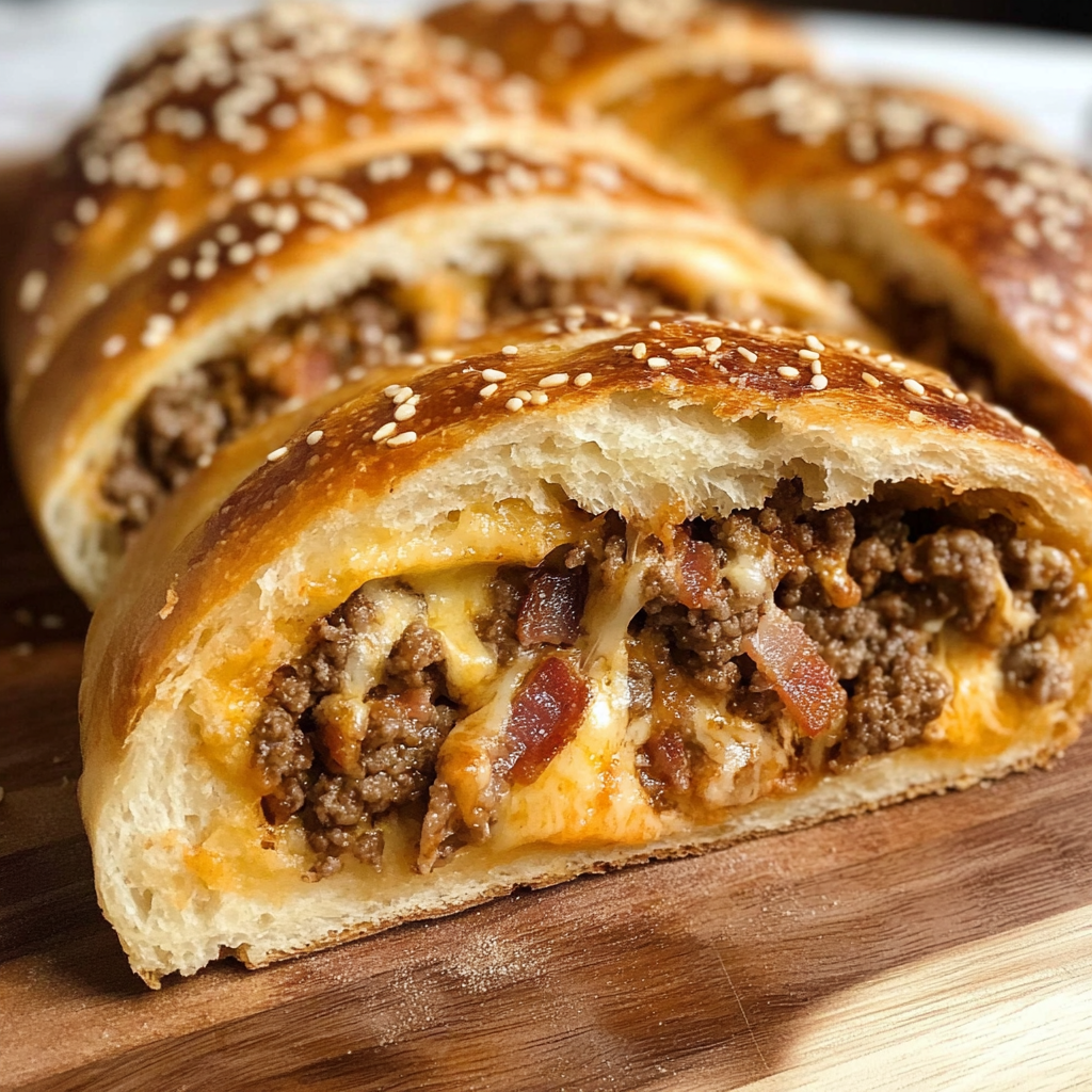 Bacon Cheeseburger Garbage Bread: The Ultimate Party Snack