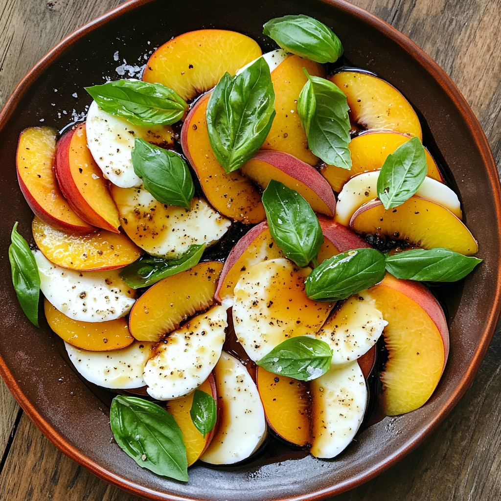 Peach Caprese Salad: A Fresh Twist on a Classic