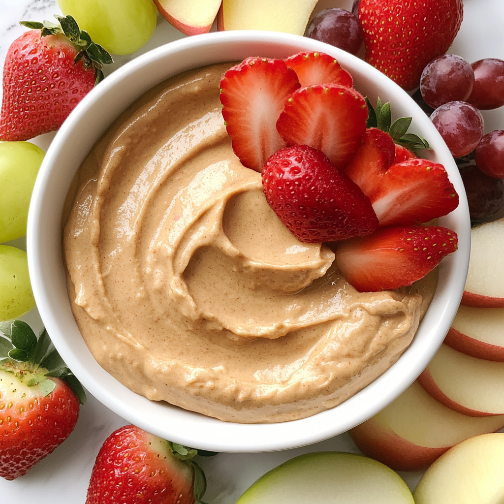 Creamy Peanut Butter Fruit Dip