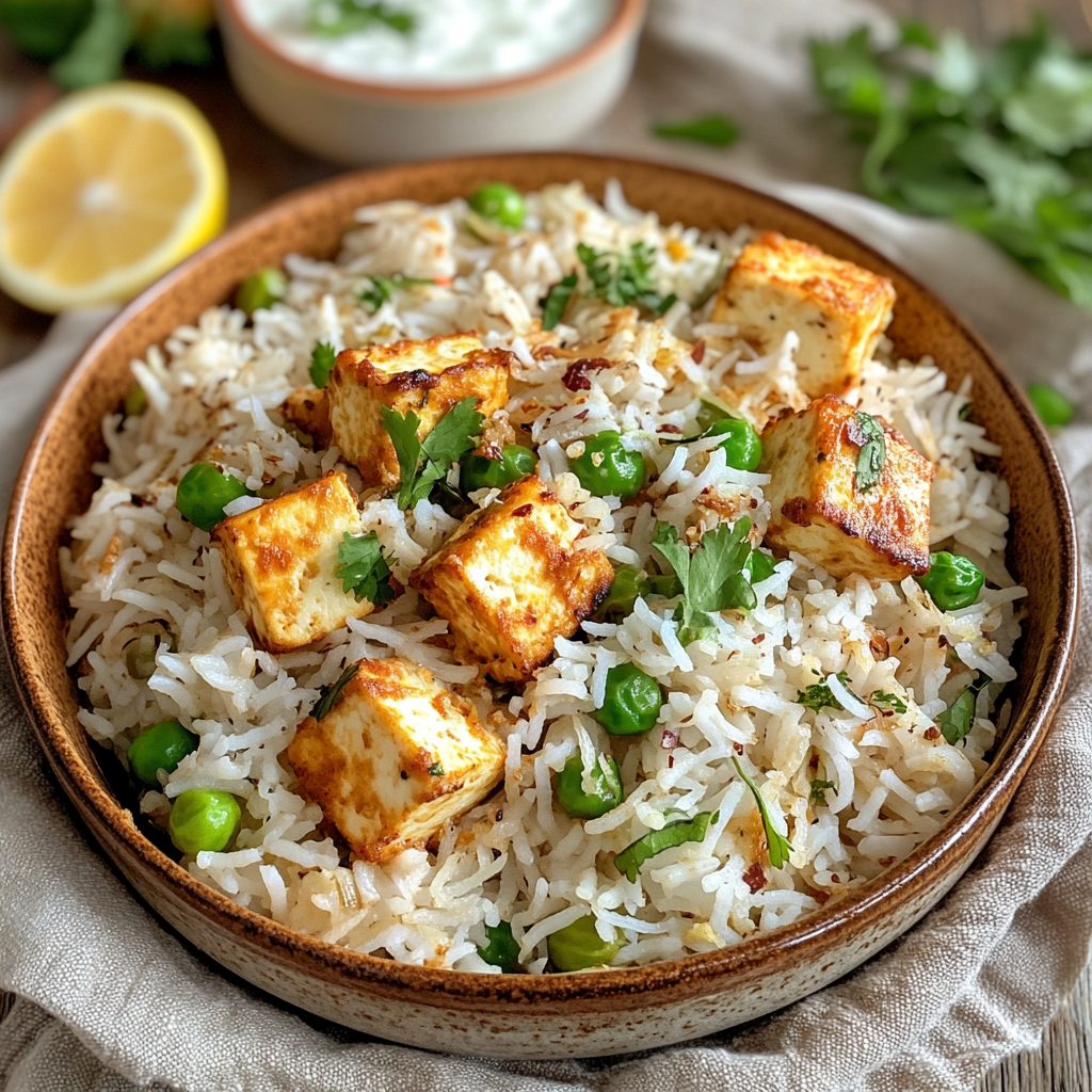 Creamy Coconut Paneer Pulao – A Comforting Twist on Classic Indian Rice