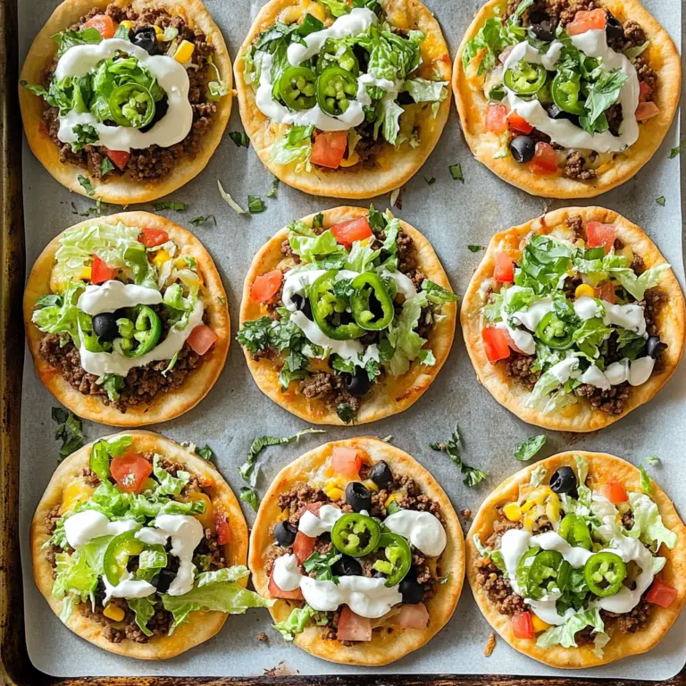 Mini Taco Pita Pizzas: A Fun Twist on Taco Night and Pizza Night in One!