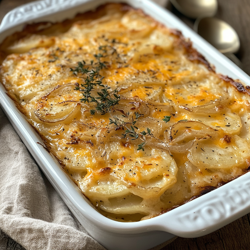 Scalloped Potatoes with Caramelized Onions: A Comfort Food Classic with ...