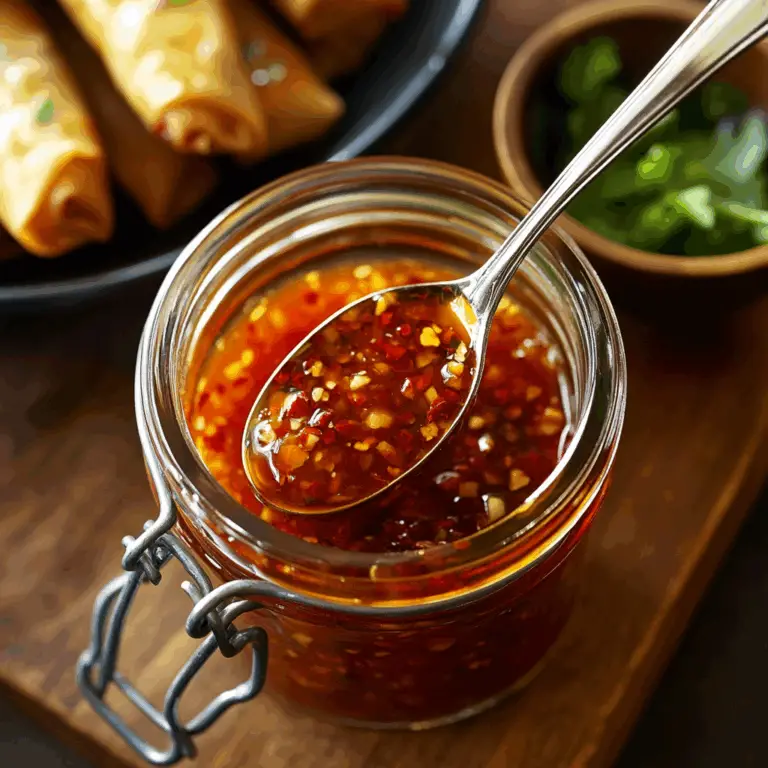Sweet Chili Sauce for Spring Rolls: A Sticky, Tangy Must-Have for ...