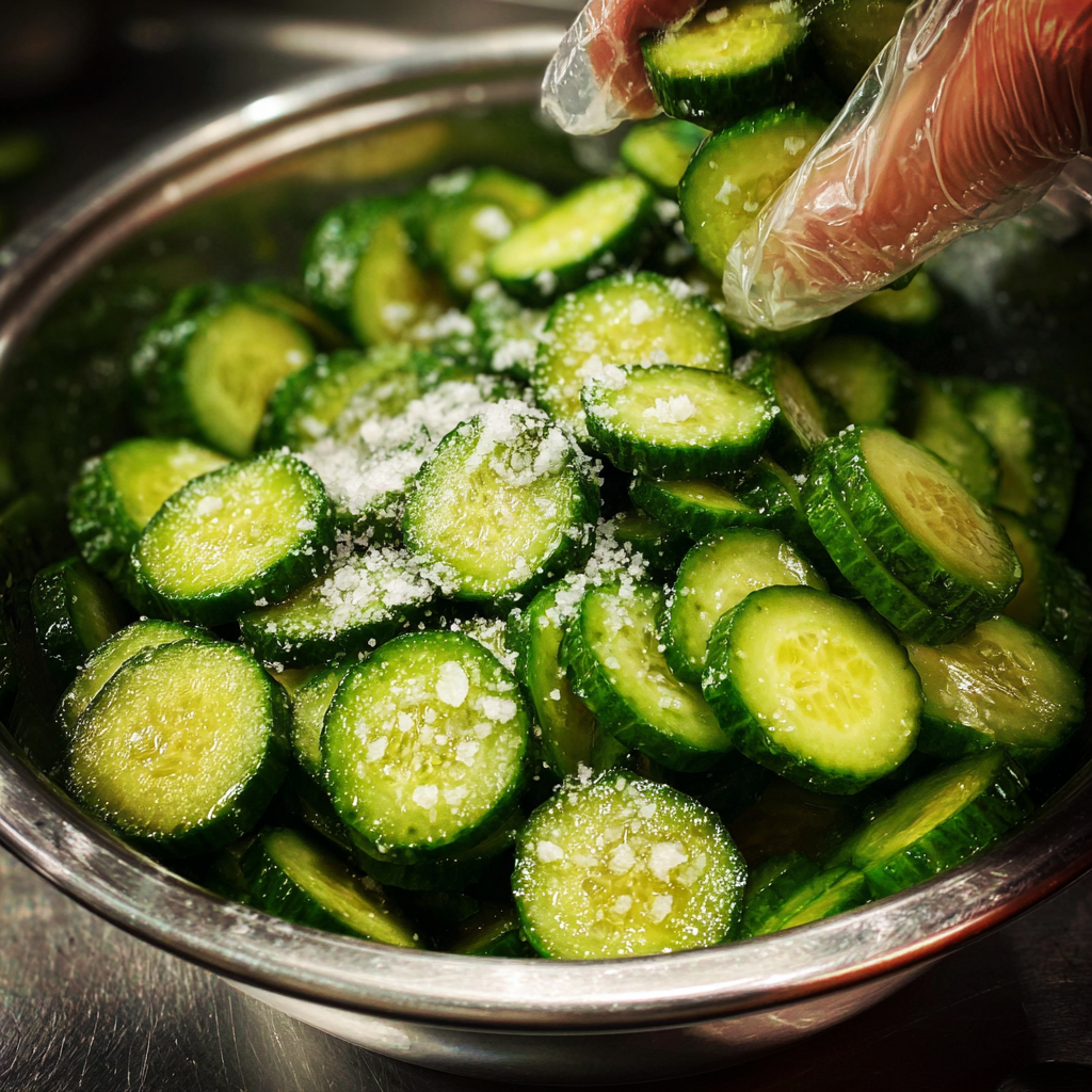 Korean-Style Spicy Pickled Cucumbers (Oi Muchim): A Zesty Burst of Flavor