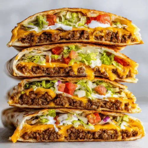 Crispy, Cheesy Crunchwrap Supreme with All the Fixings