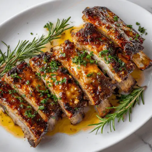 Garlic Butter Rosemary Pork Ribs: A Melt-in-Your-Mouth Masterpiece