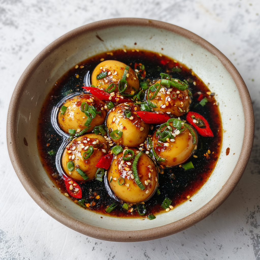 Addictive Mayak Eggs: Korean Soy Marinated Eggs Bursting with Flavor
