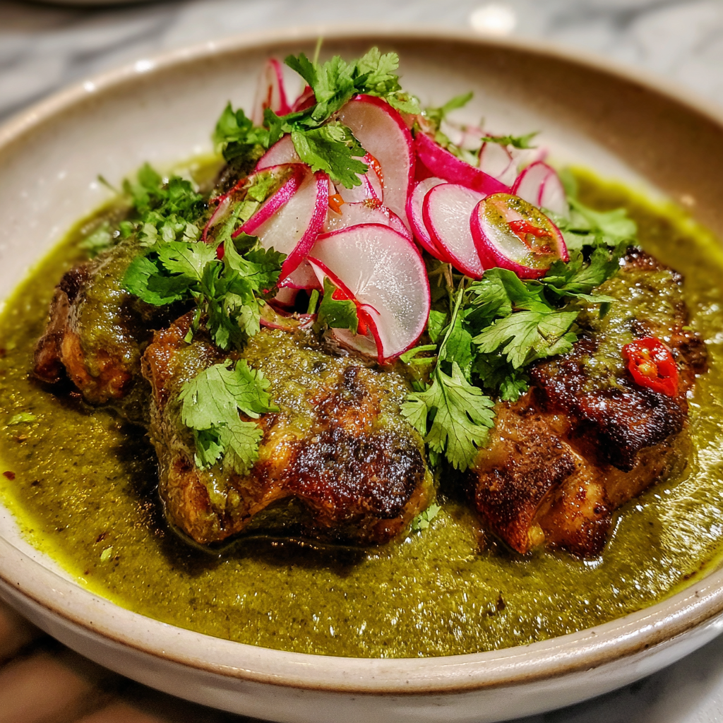 Pork Ribs Simmered in Tomatillo-Chili Verde Sauce: A Comforting Take on ...