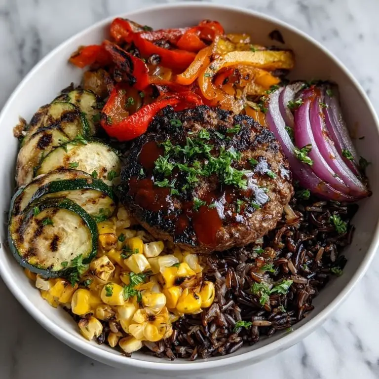 BBQ Beef Patty Bowls with Wild Rice: A Smoky, Savory Twist on Weeknight ...