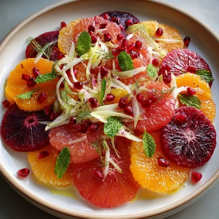 Mixed Citrus Salad with Shaved Fennel and Radicchio: A Zesty Winter Delight