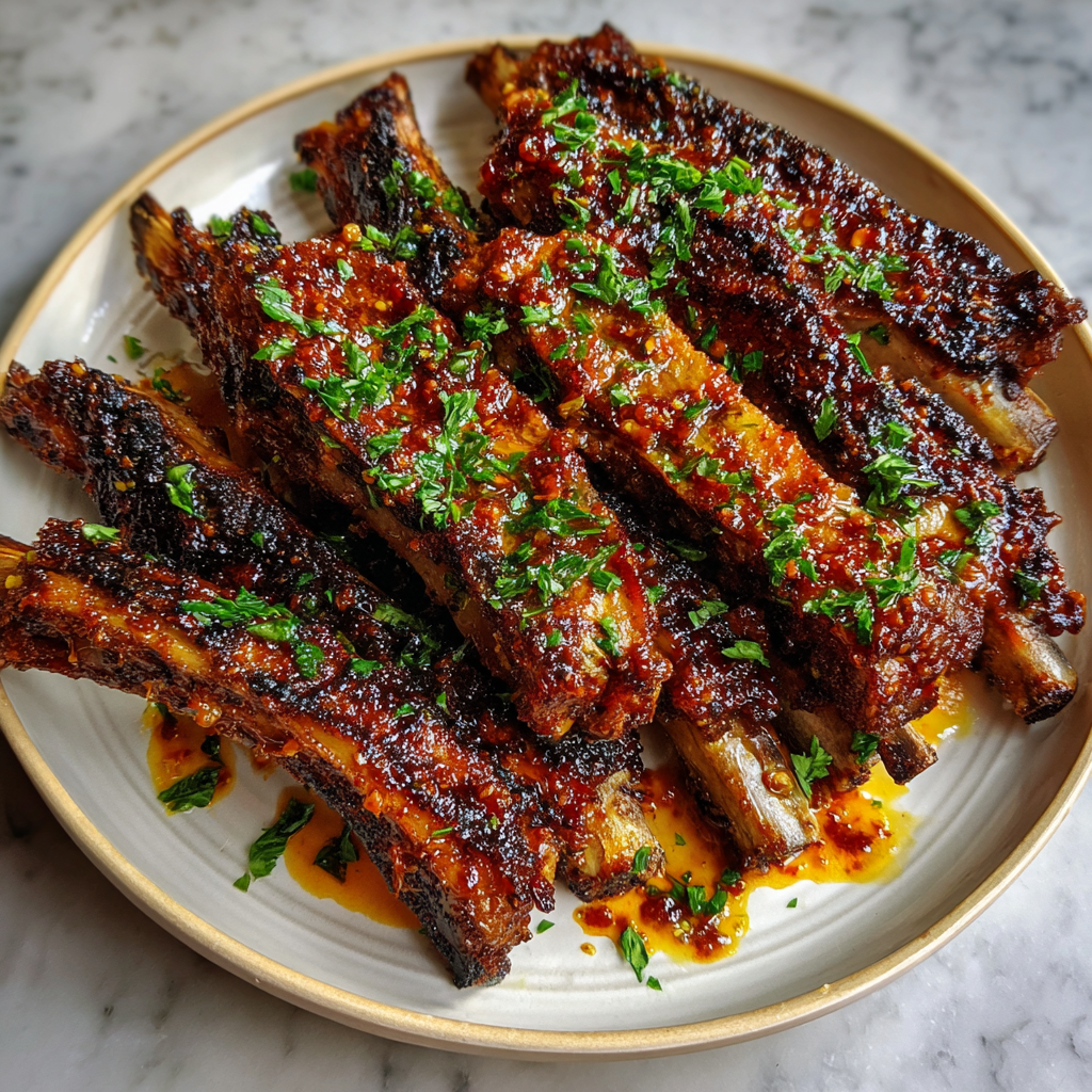 Crispy Oven-Baked Lamb Ribs with Harissa: A Bold and Flavorful Twist on ...