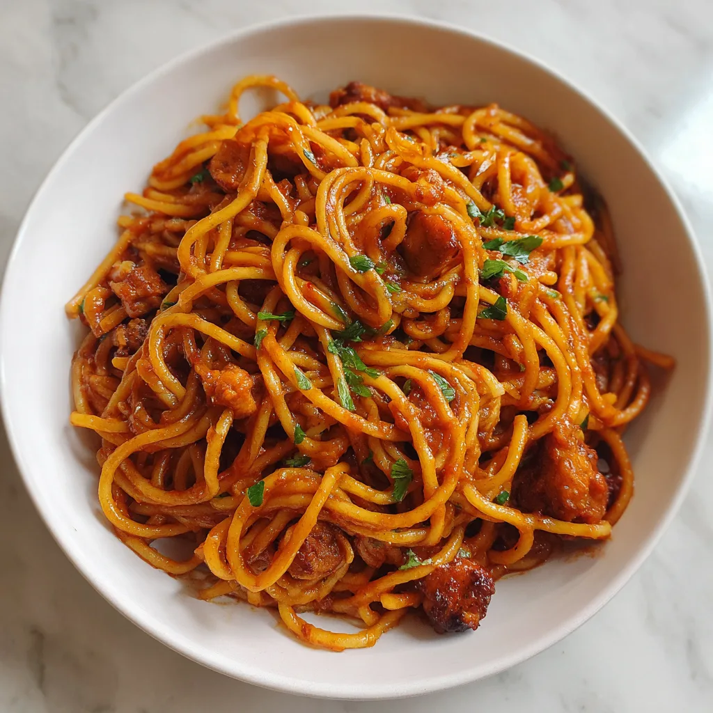 Easy Haitian Spaghetti: A Simple Creole Classic - The Hungry Goddess
