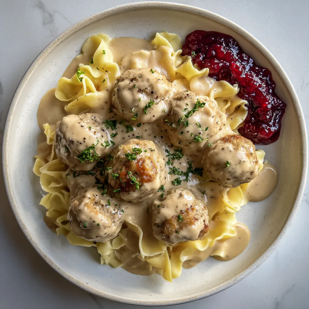 Easy Homemade Swedish Meatballs with Lingonberries - The Hungry Goddess
