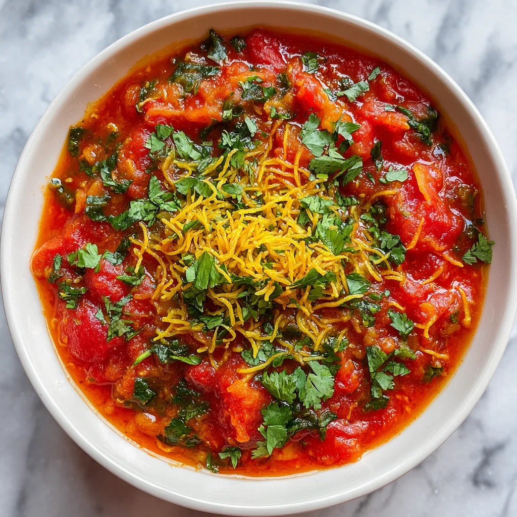 Healthy Sev Tamatar Variation: Light and Refreshing Indian Dish - The ...