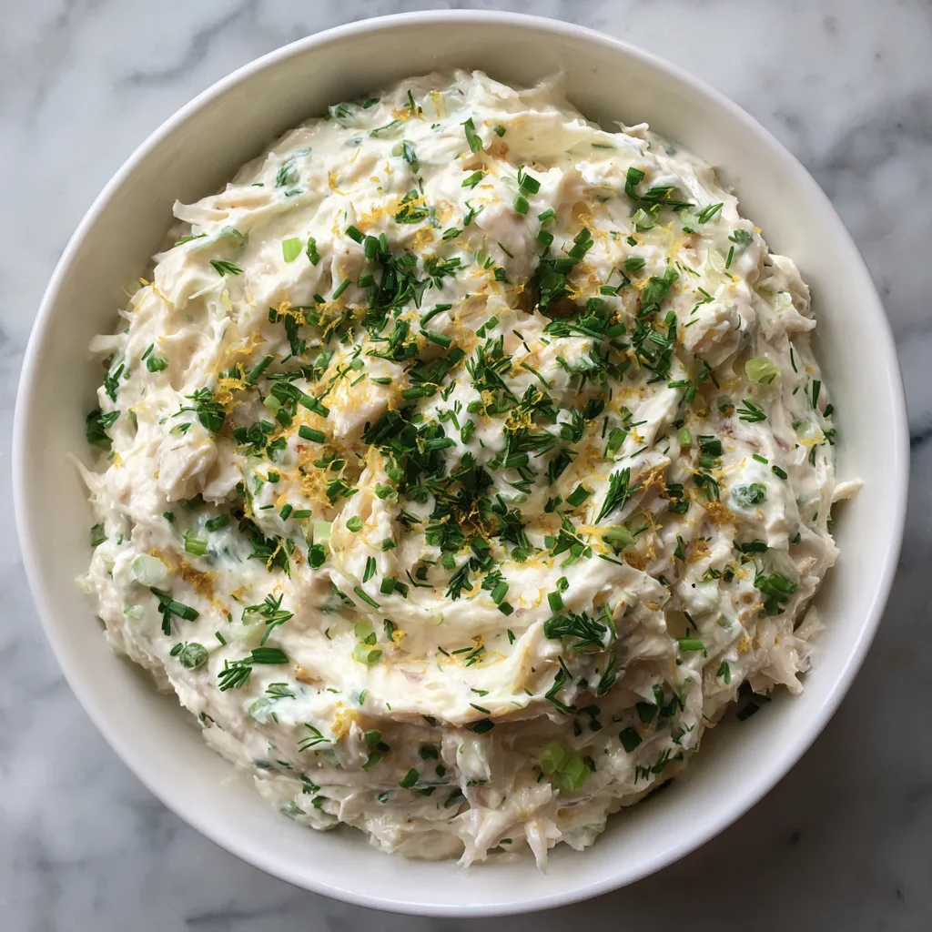 Lemon-Herb Cold Crab Dip for Appetizer Platters - The Hungry Goddess